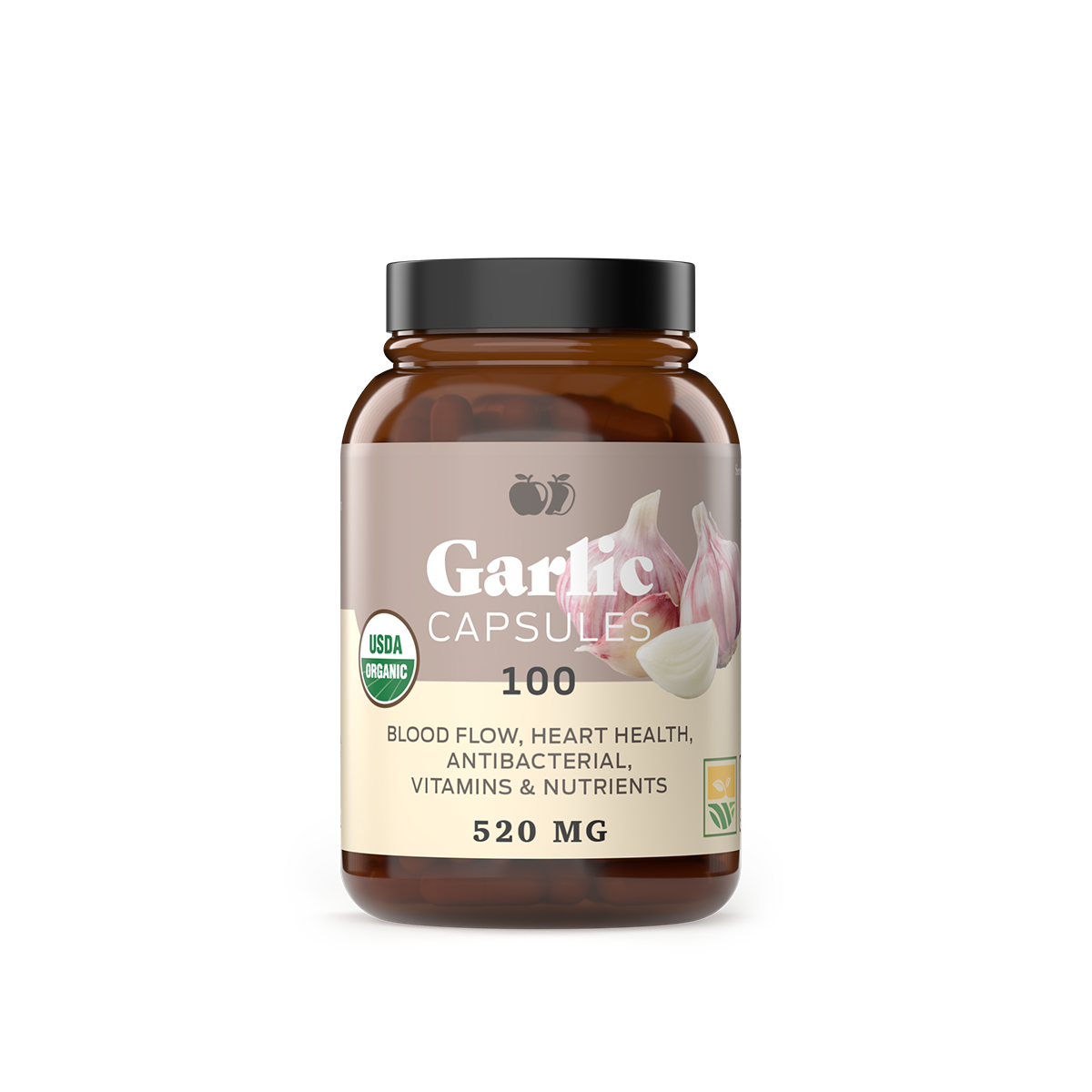 Organic Garlic Capsules – Three Painted Arrows